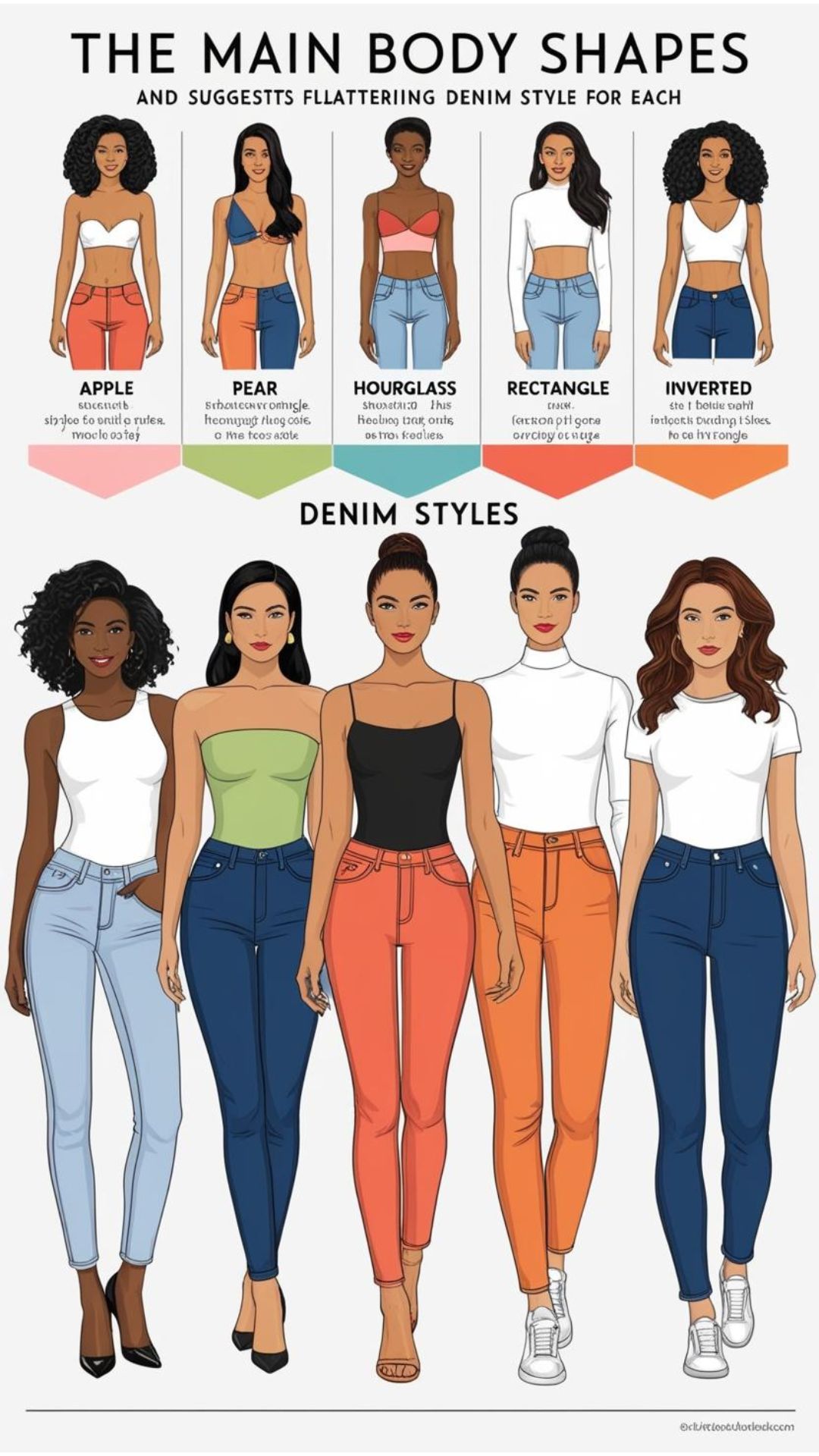 7 Perfect Jeans for Your Body Type: The Ultimate Fit Guide - The ...
