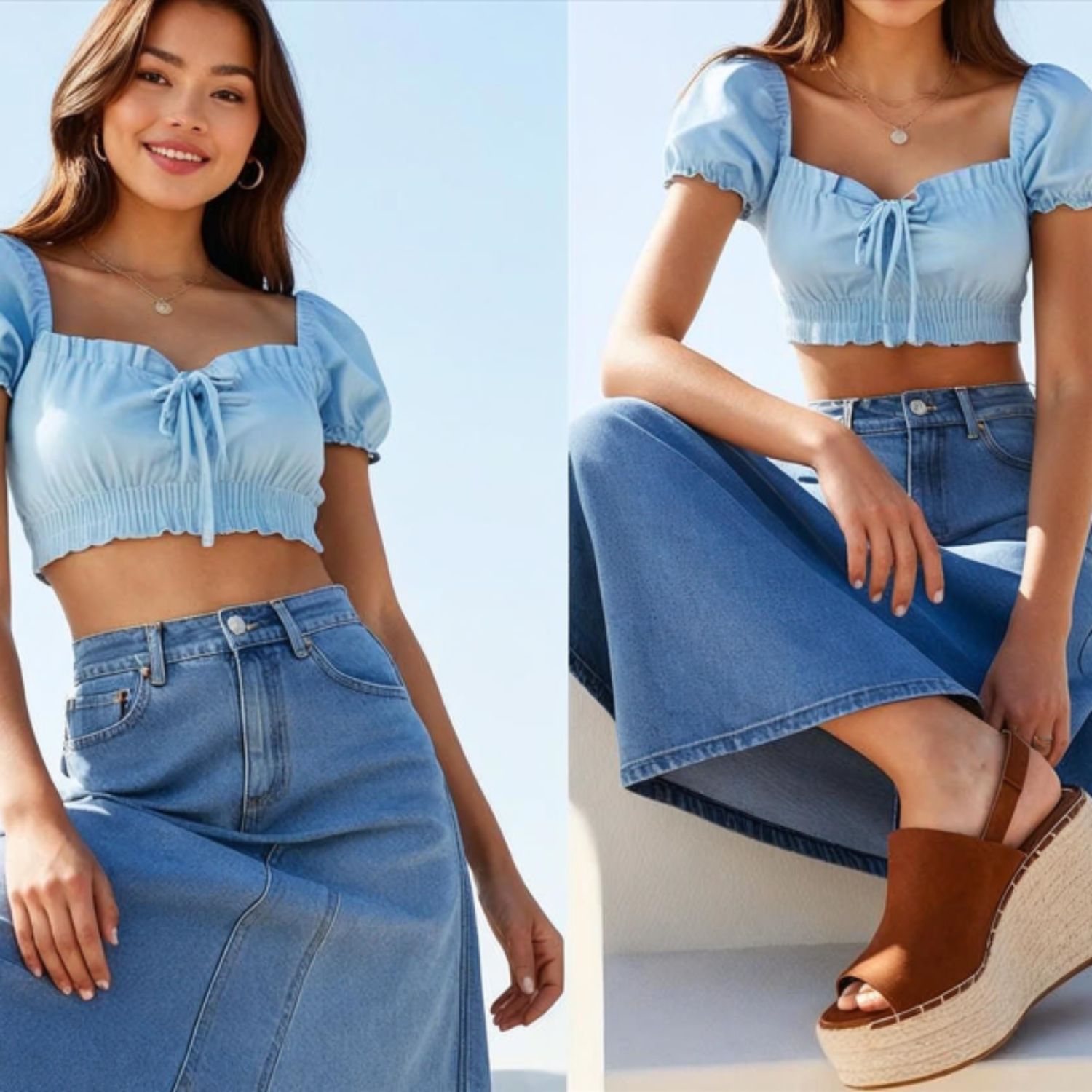 27 Stunning Long Denim Skirt Outfit Ideas for Every Style